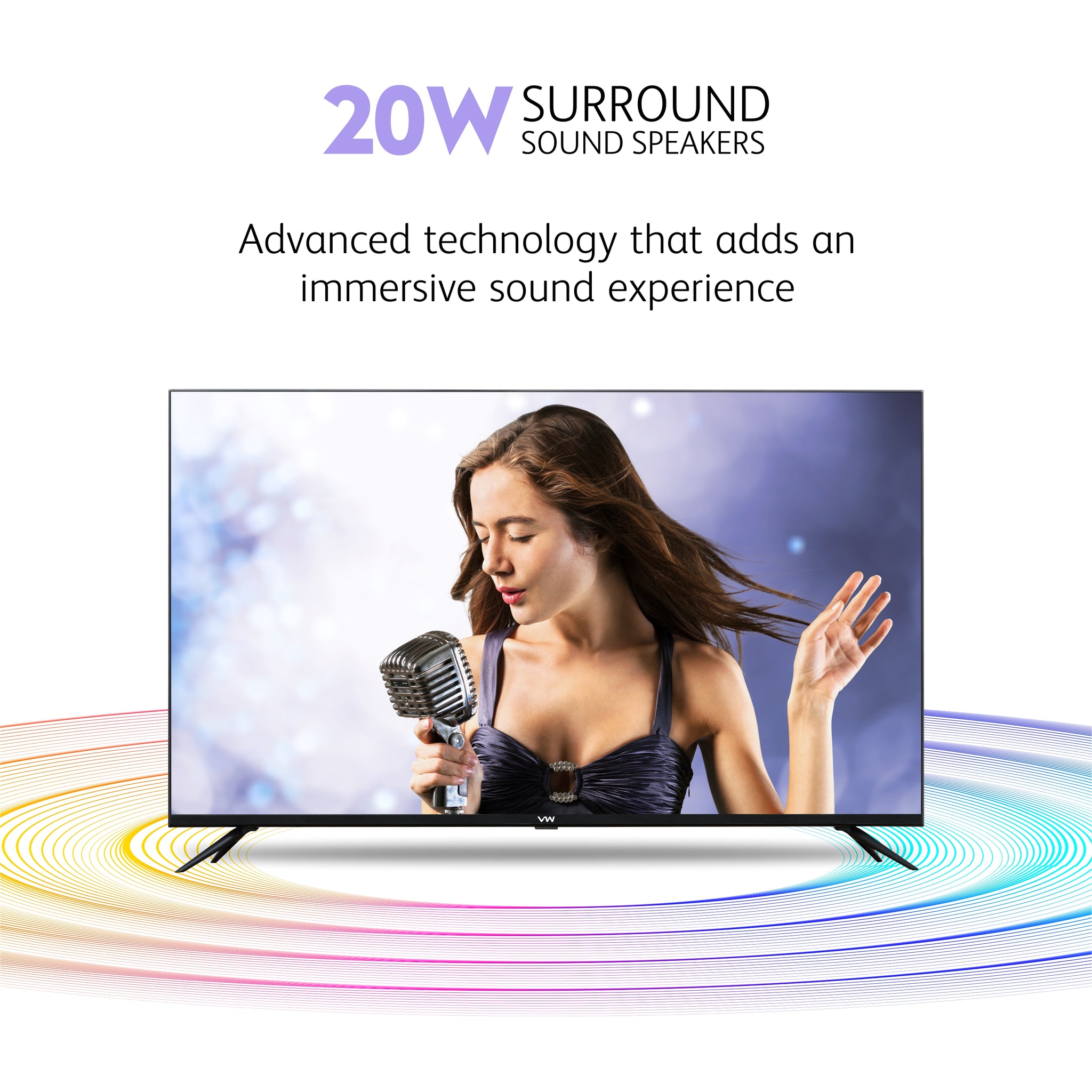 VW 109 cm (43 inches) Frameless Series Full HD Smart TV VW43S1 – Visio ...