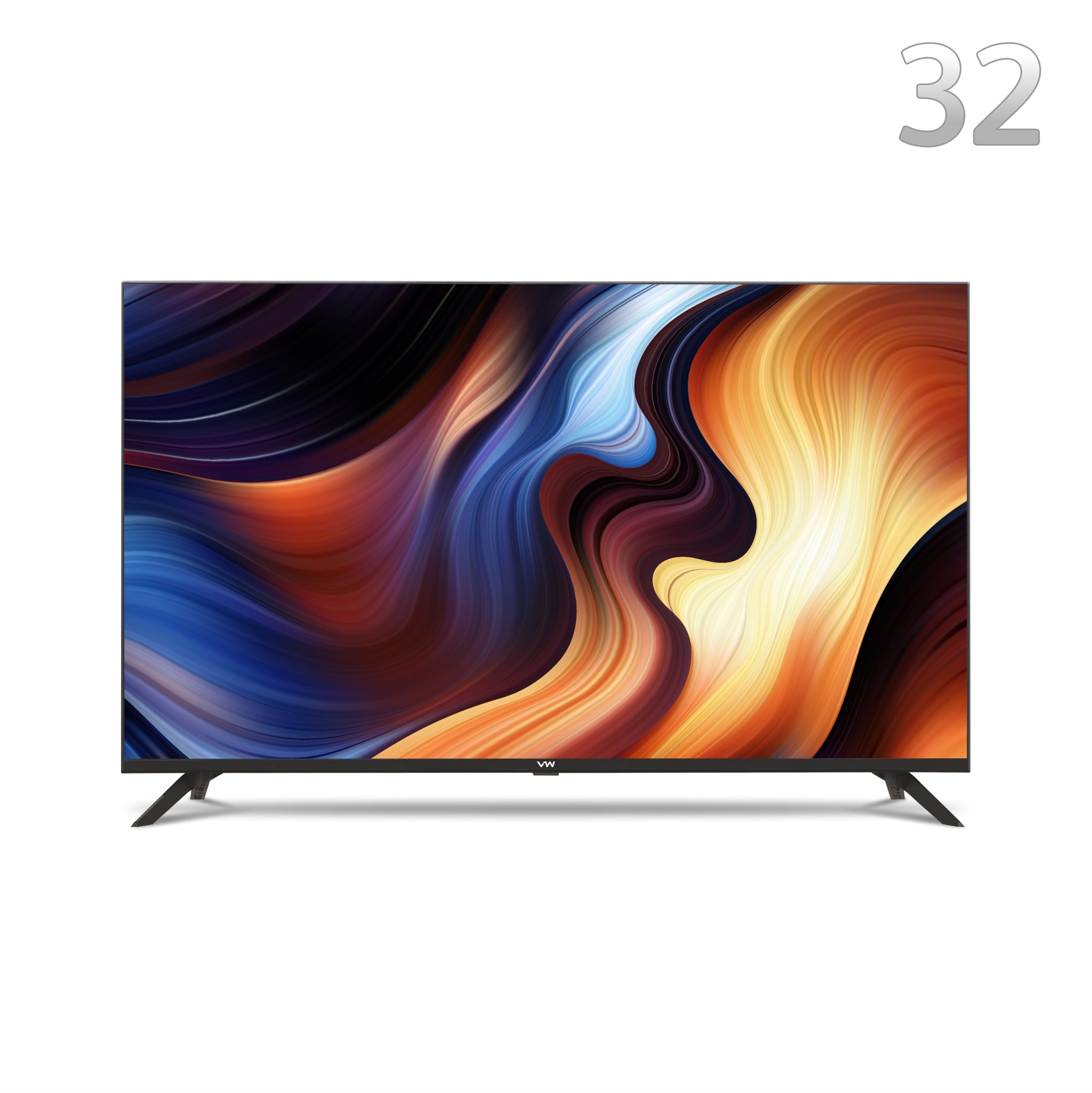 VW 80 cm (32 inches) Frameless Series HD Ready LED TV VW32A (Black ...